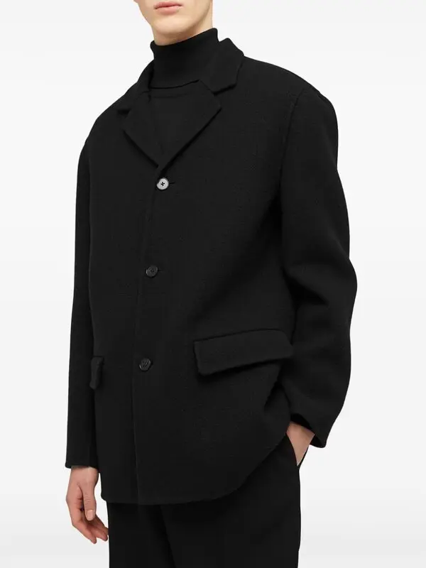 JIL SANDER Deconstructed Wool Jacket
