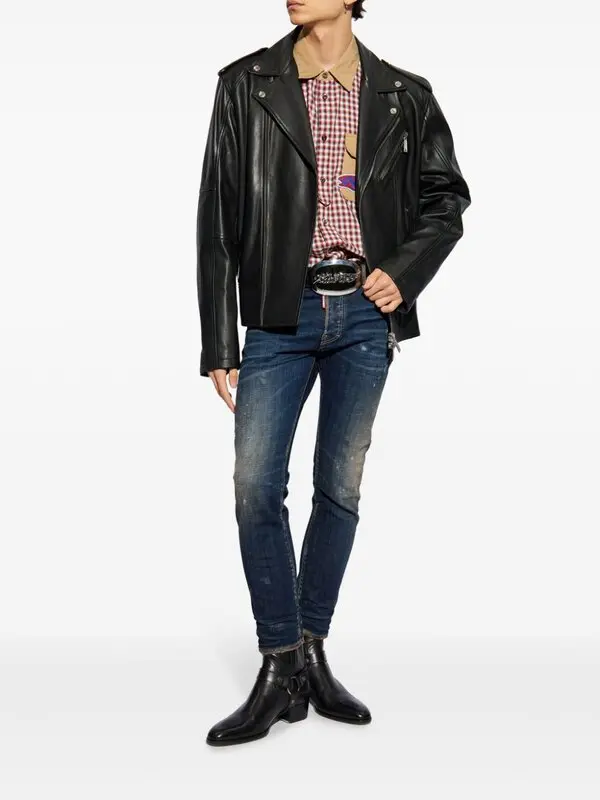 Dsquared2 Plaid-check Pattern Cotton Shirt