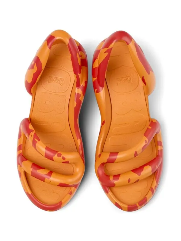 Camper Kobarah 76mm Sandals - Orange