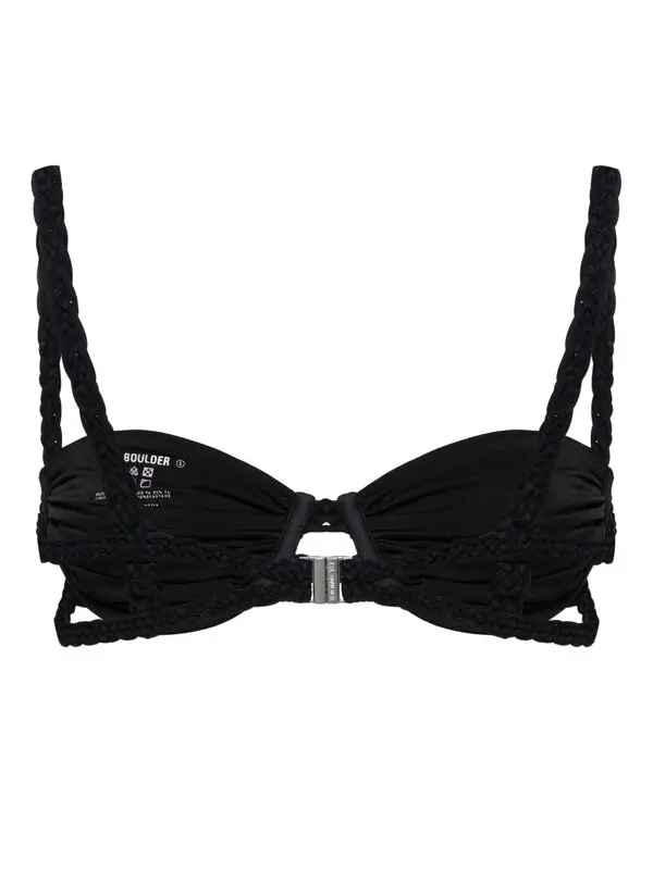 ISA BOULDER Braided Straps Bikini Top