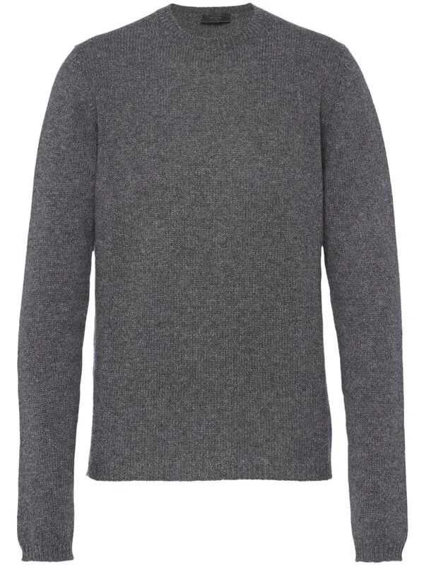 Prada Long-sleeve Cashmere Jumper - Grey
