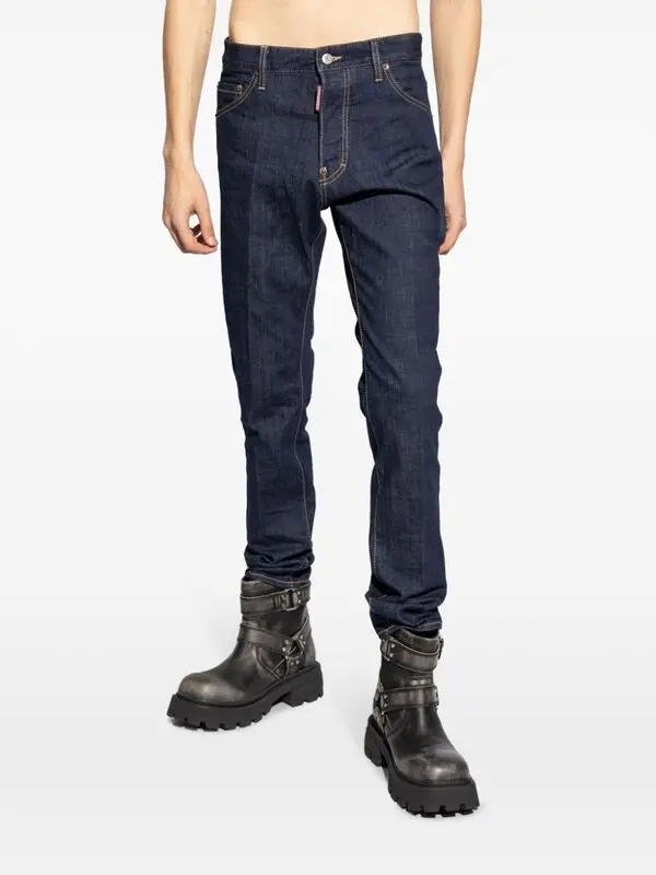 Dsquared2 Panelled Slim-cut Jeans