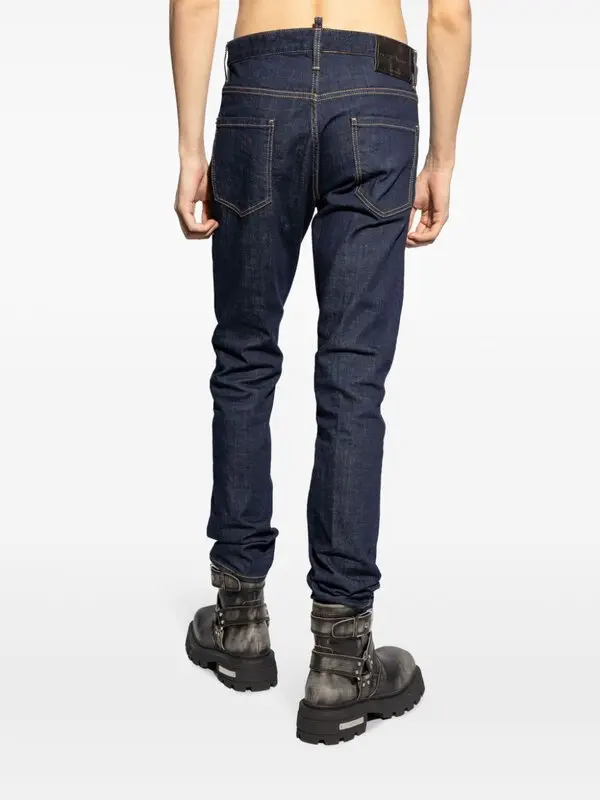 Dsquared2 Panelled Slim-cut Jeans