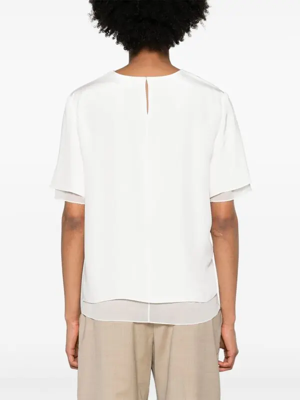 PETER DO Slash Silk Blouse