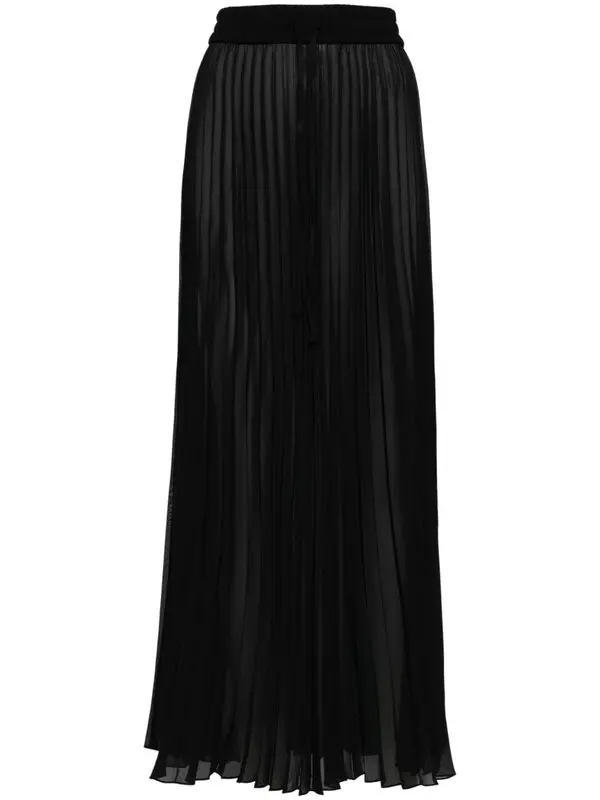 PETER DO Sheer Pleated Maxi Skirt