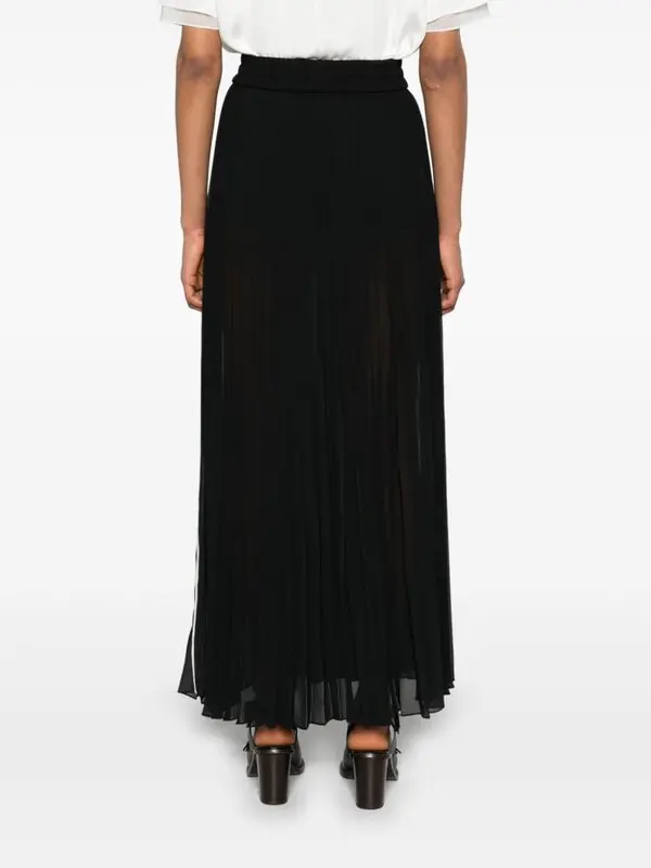 PETER DO Sheer Pleated Maxi Skirt