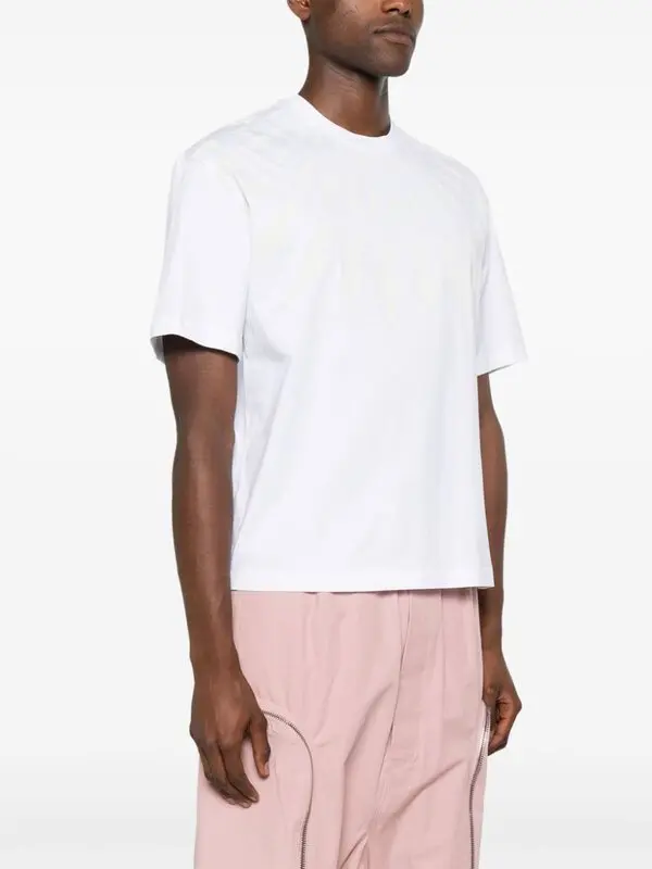 Neil Barrett Thunderbolt-print Cotton T-shirt - White