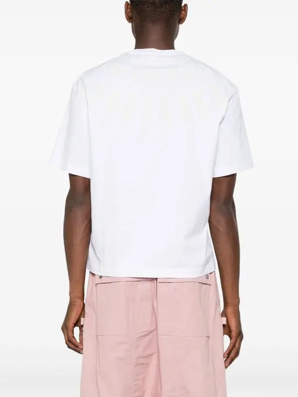 Neil Barrett Thunderbolt-print Cotton T-shirt - White