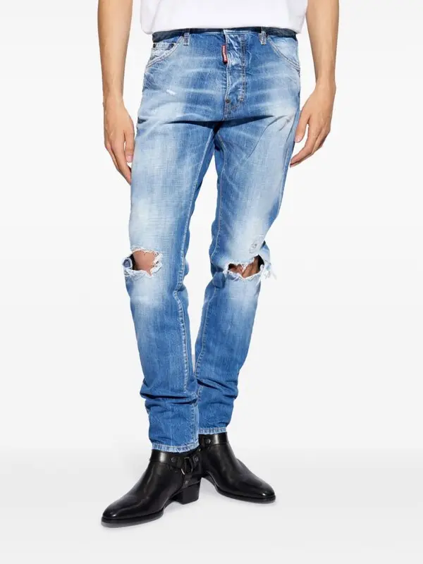 Dsquared2 Cool Guy Distressed Straight Jeans