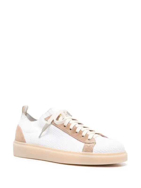 Eleventy Panelled Knit Sneakers
