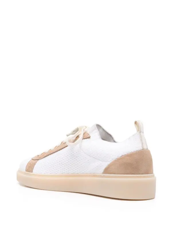 Eleventy Panelled Knit Sneakers