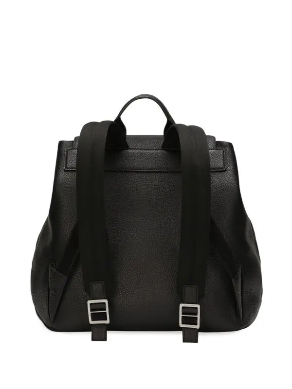 Dolce & Gabbana Logo-embossed Leather Backpack