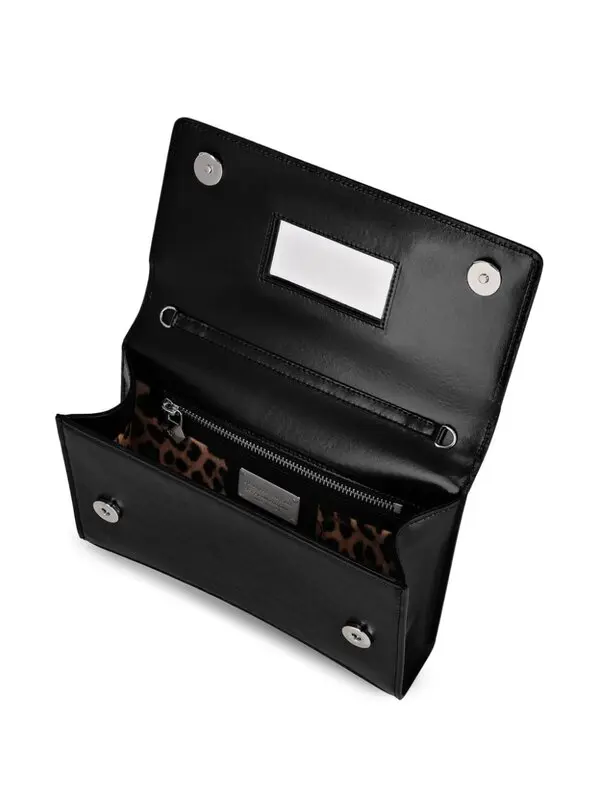 Philipp Plein Logo-plaque Leather Clutch