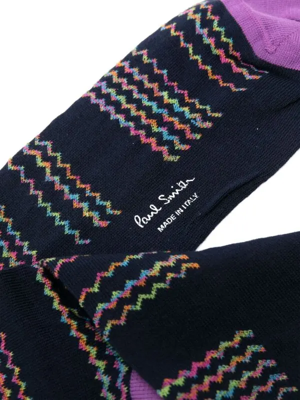 Paul Smith Chevron-pattern Socks