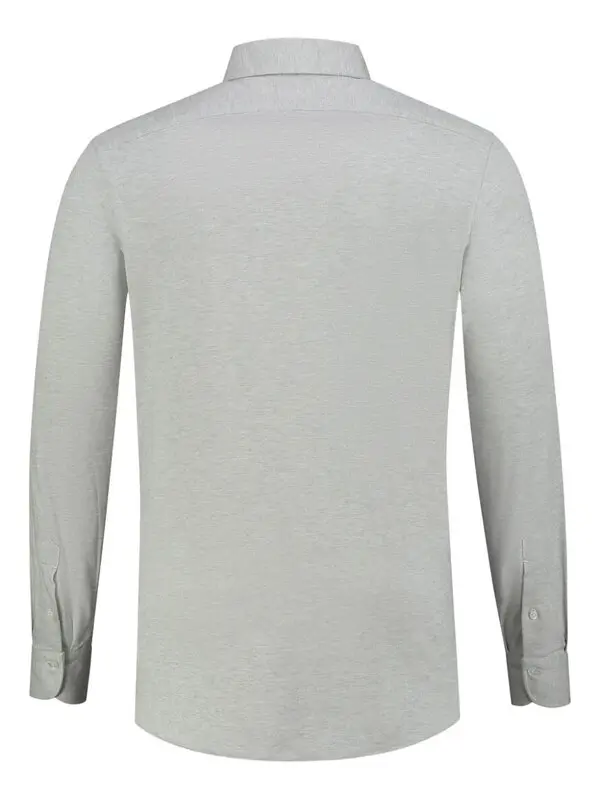 FINAMORE 1925 Long-sleeved Mélange Shirt