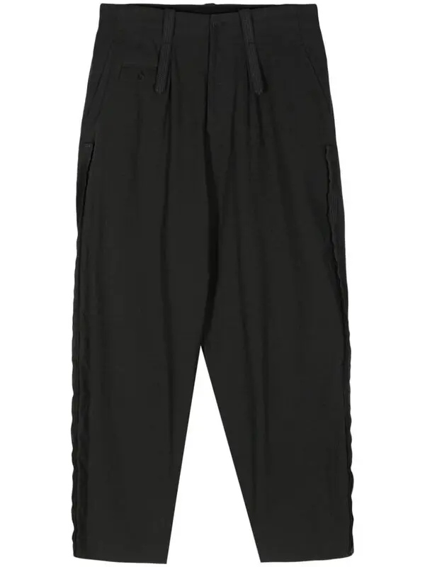 Y’s Cotton-blend Tapered Trousers