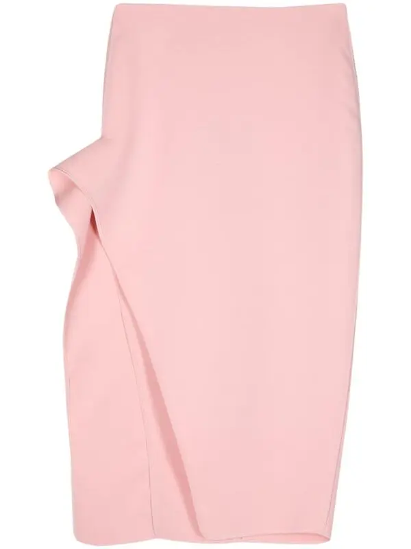 Maticevski Draped Detailing Midi Skirt