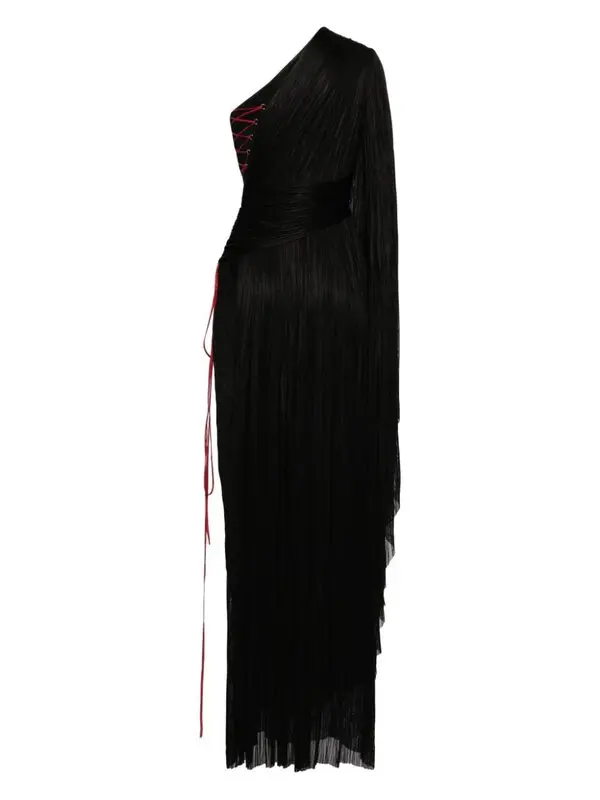 MARIA LUCIA HOHAN Draped One-shoulder Maxi Dress