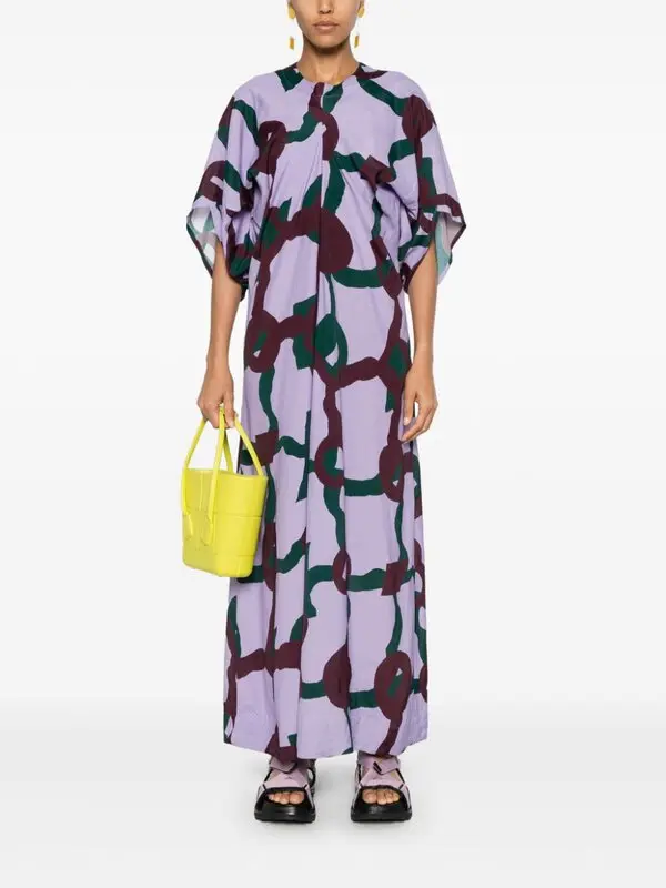 Colville Cocoon Abstract-print Maxi Dress