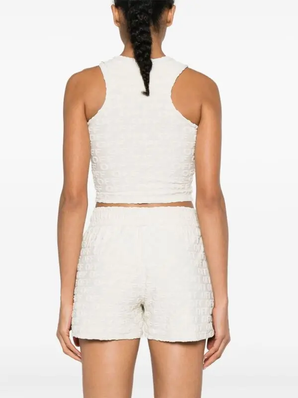 Off-White Rowing Terry-cloth Crop Top