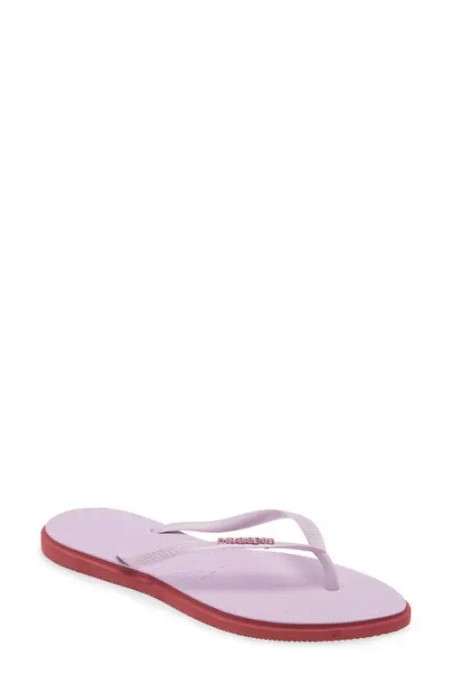 Havaianas Slim Pointed Toe Flip Flop - Amaranth
