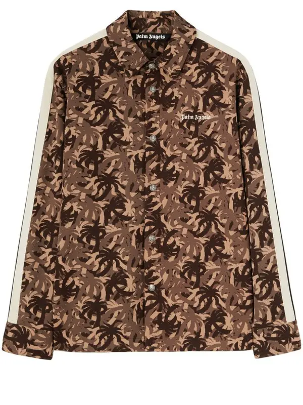 Palm Angels Palms Camouflage-pattern Shirt