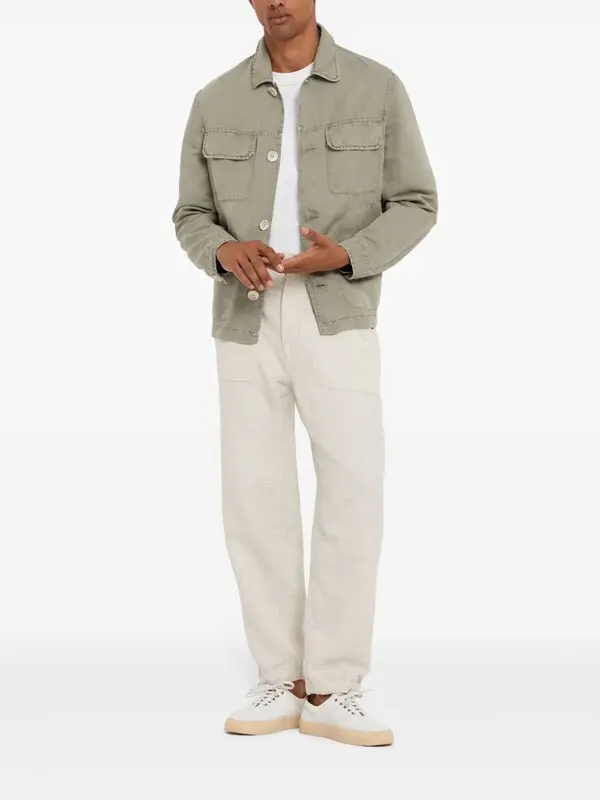 Brunello Cucinelli Spread-collar Button-up Shirt Jacket