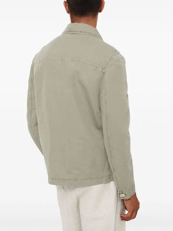 Brunello Cucinelli Spread-collar Button-up Shirt Jacket