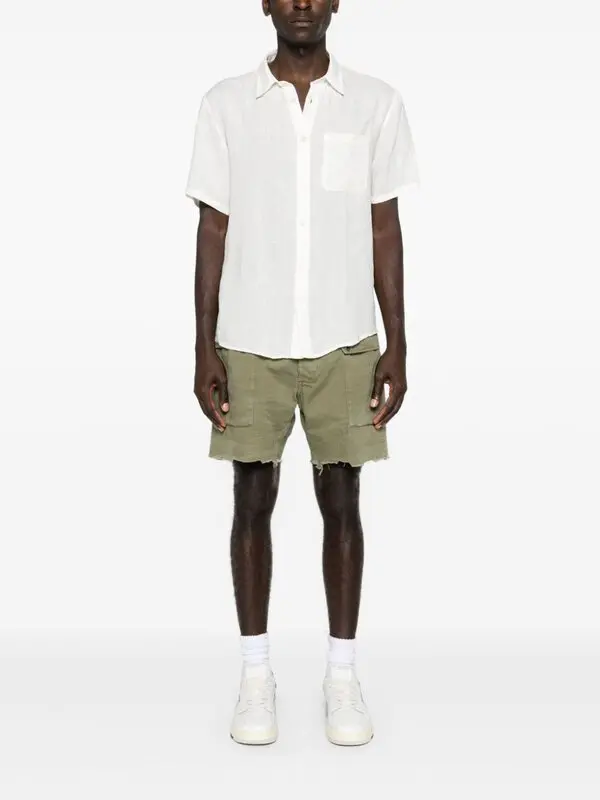 Ralph Lauren Raw-cut Herringbone Cargo Shorts