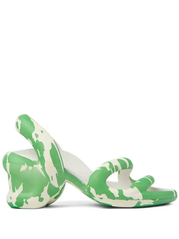 Camper Kobarah Slingback Sandals - Green