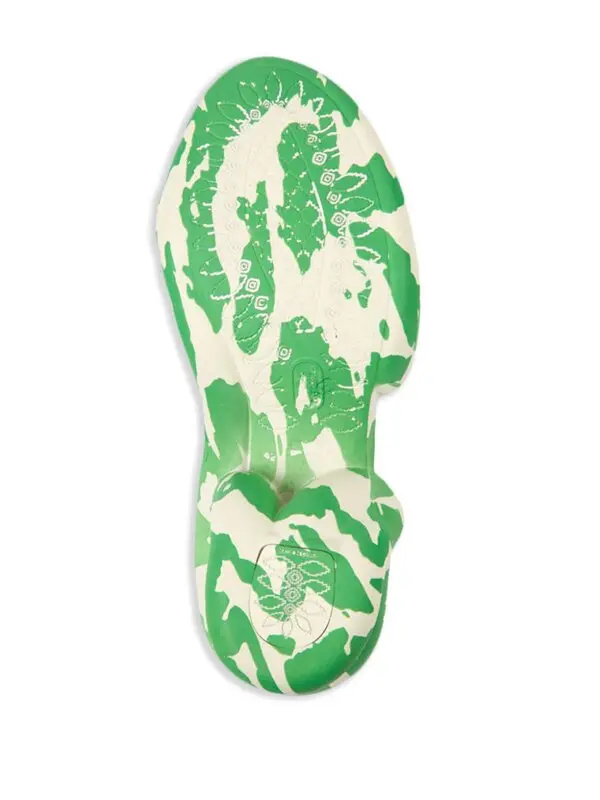 Camper Kobarah Slingback Sandals - Green