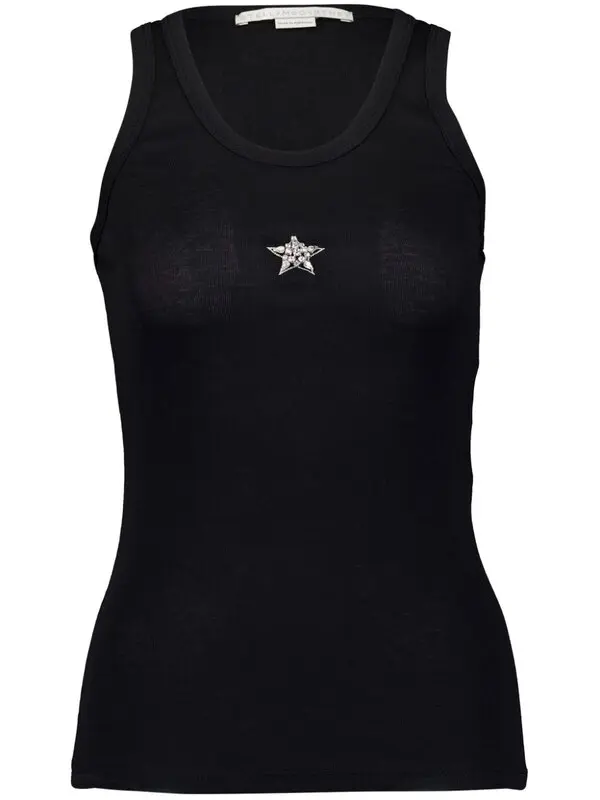 Stella McCartney Star-print Tank Top - Black