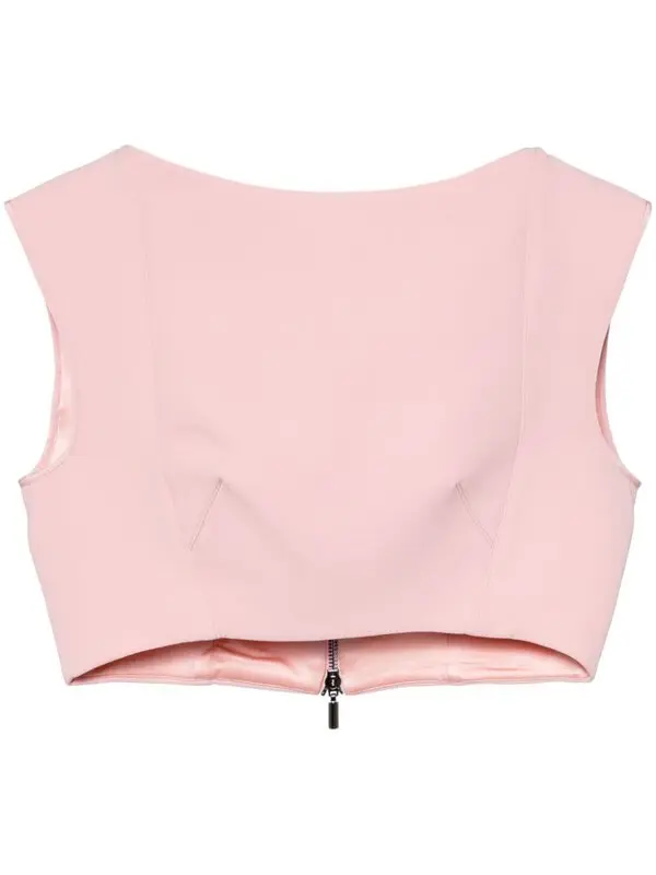 Maticevski Cap-sleeve Cropped Top
