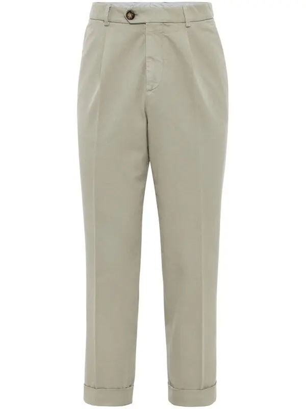 Brunello Cucinelli Pressed-crease Trousers