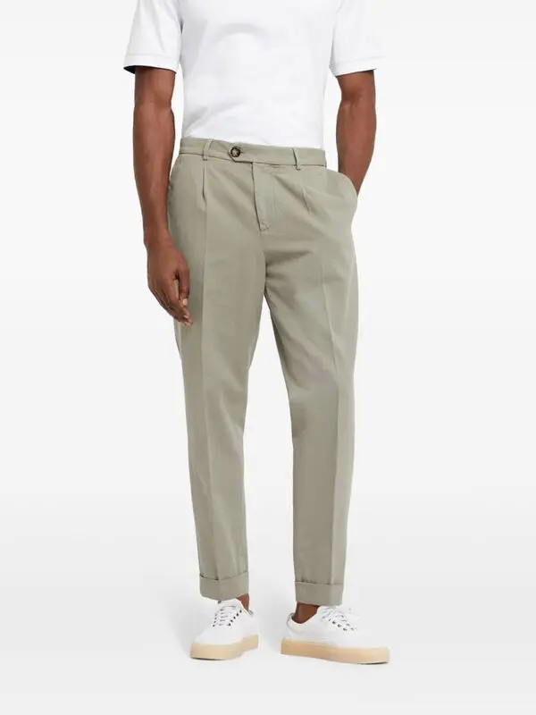 Brunello Cucinelli Pressed-crease Trousers