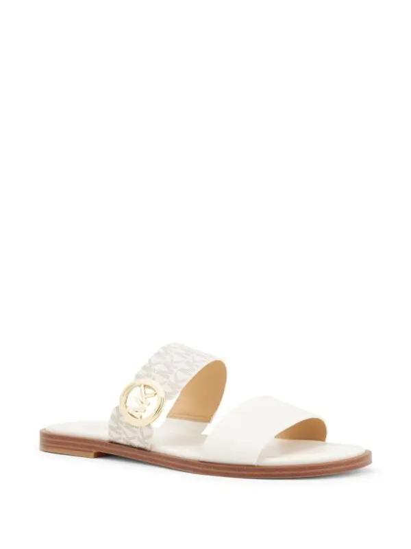 Michael Kors Vera Leather Sandals - Neutrals