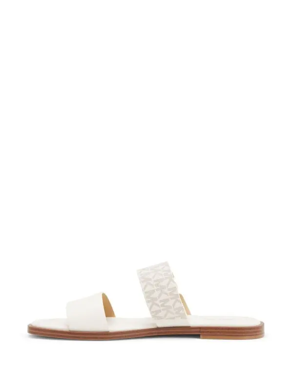 Michael Kors Vera Leather Sandals - Neutrals