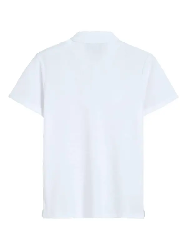 Vilebrequin Embroidered-turtle Polo Shirt - White