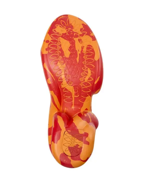 Camper Kobarah Heeled Slingback Sandals - Orange