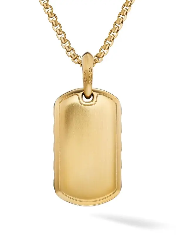 David Yurman 18kt Yellow Diamond Necklace Charm