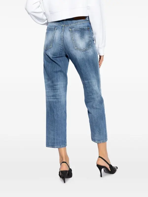 Dsquared2 Logo Patch Jeans