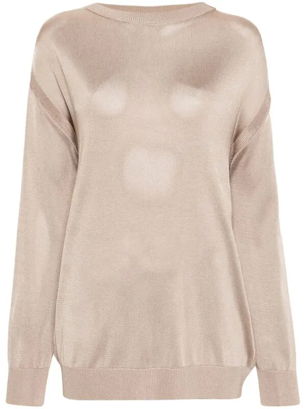 SA SU PHI Long-sleeves Cut-out Jumper