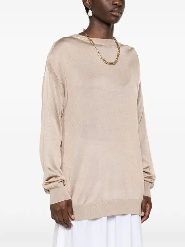 SA SU PHI Long-sleeves Cut-out Jumper