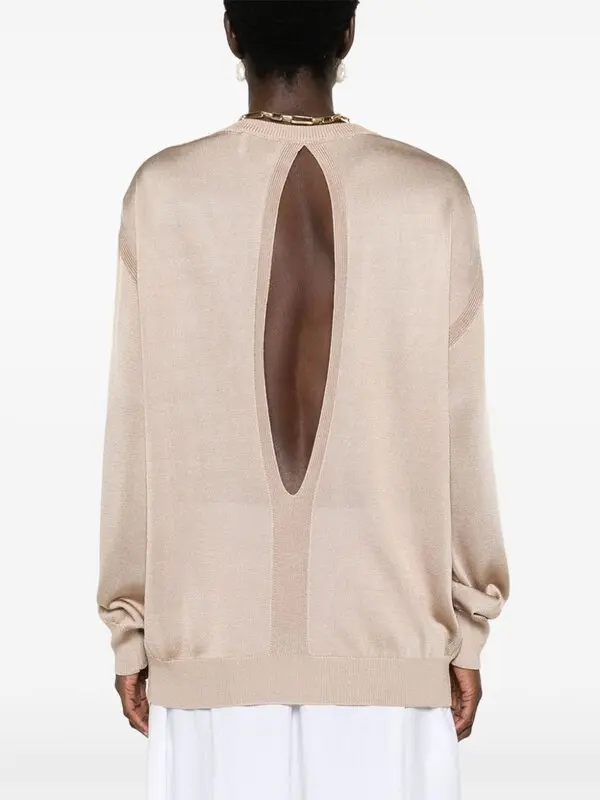 SA SU PHI Long-sleeves Cut-out Jumper