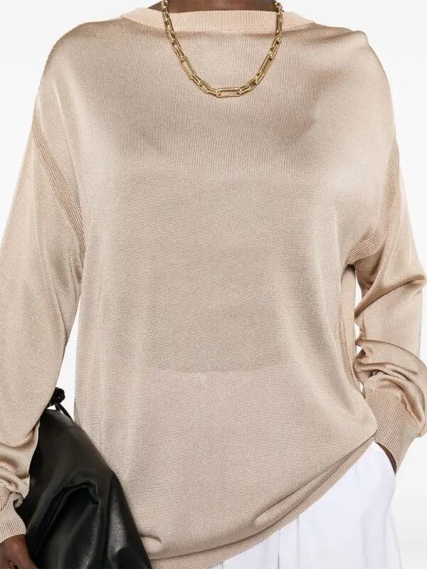 SA SU PHI Long-sleeves Cut-out Jumper