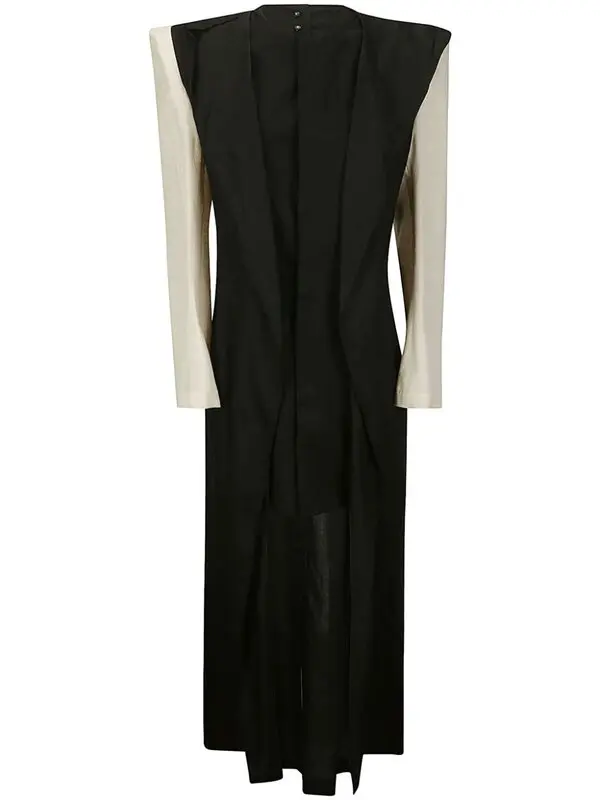 Yohji Yamamoto Layered Midi Dress - Black