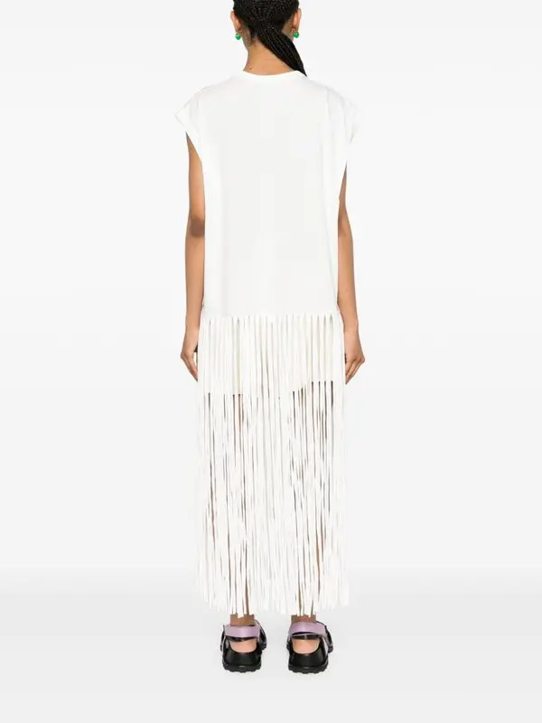 Sunnei Sleeveless Long-fringed Top