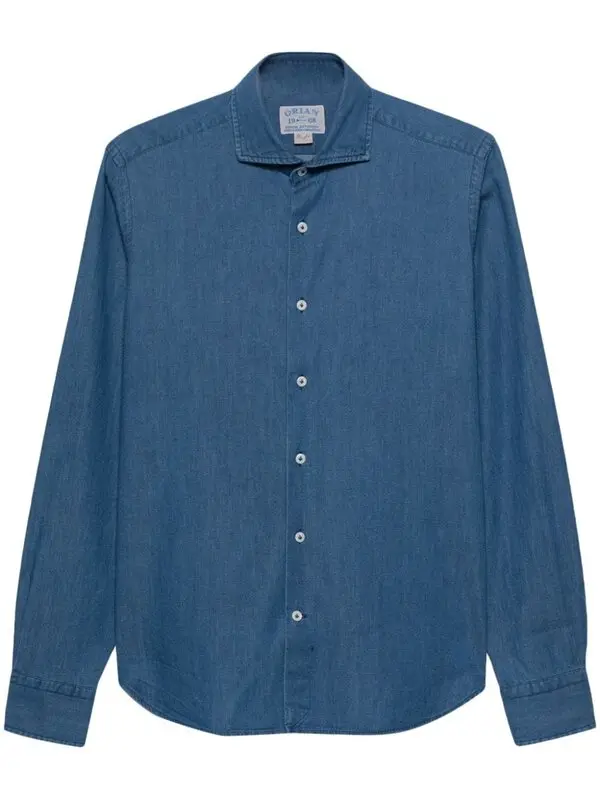 ORIAN Chambray Cotton Shirt