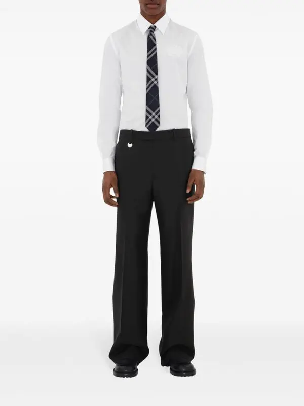Burberry Nova Check Silk Tie - Black