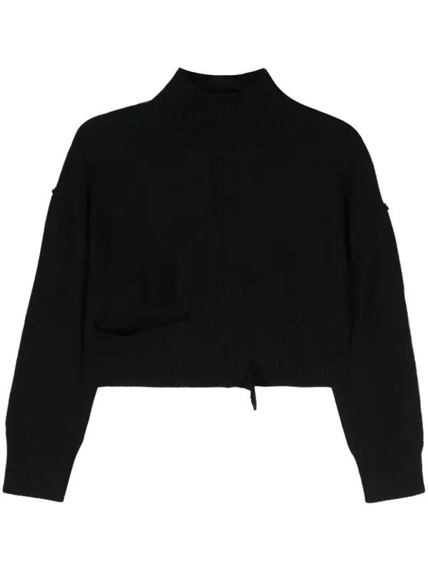 MAISON MARGIELA Cut-out Jumper - Black